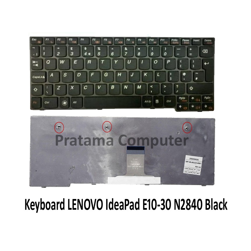 Jual Keyboard LENOVO IdeaPad E10-30 N2840 Black | Shopee Indonesia