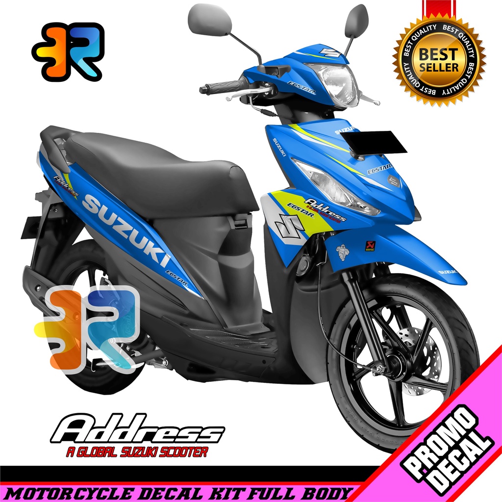 Jual Decal Suzuki Address Full Body Ori Simple | Shopee Indonesia