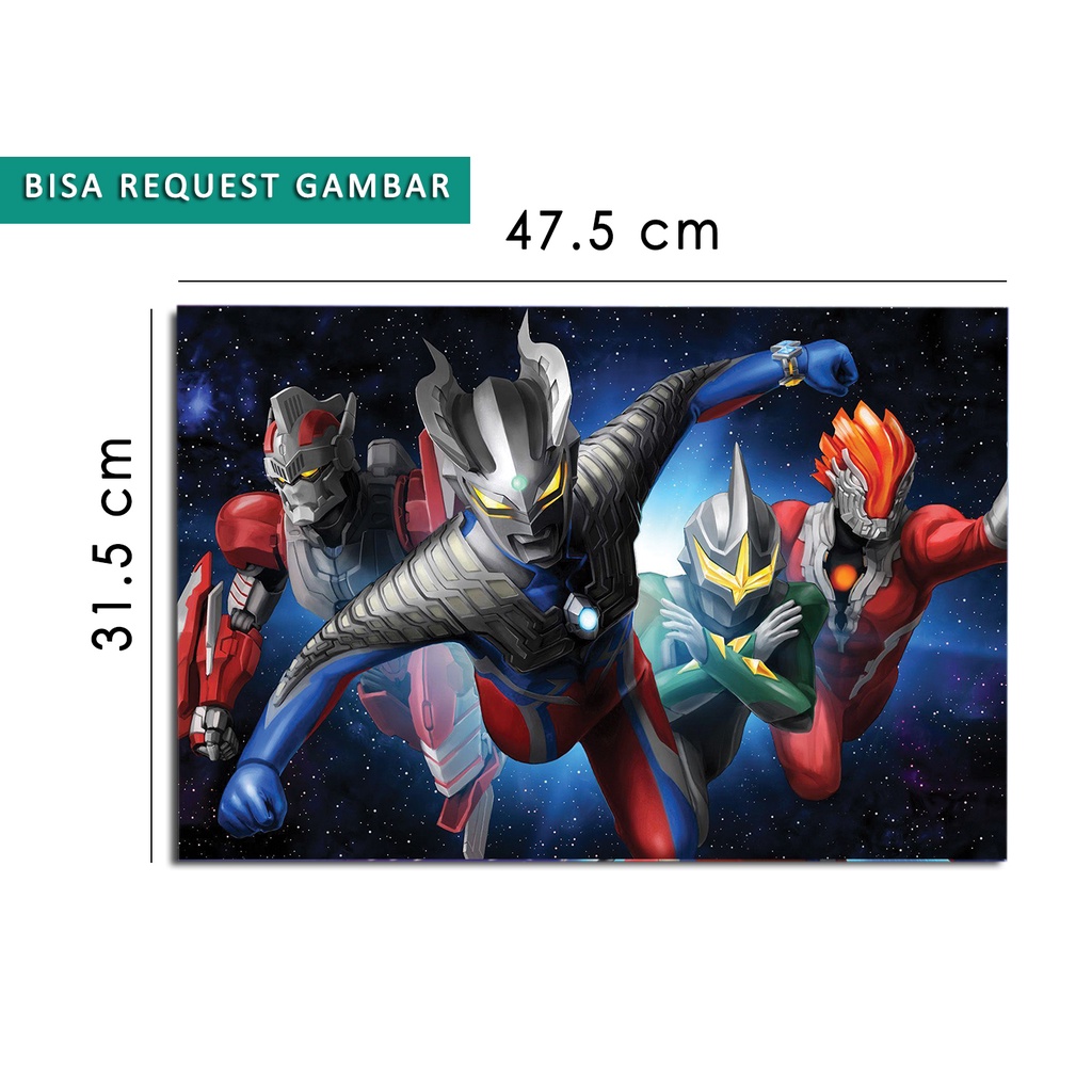 Jual Poster Ultraman Ukuran A3/Hiasan Dinding/wall Decor/Poster Besar ...
