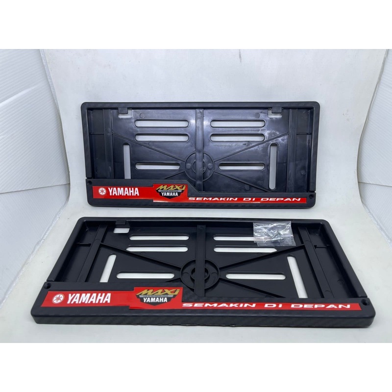 Jual plat nomor motor list merah biru putih tempat plat nomor motor ...