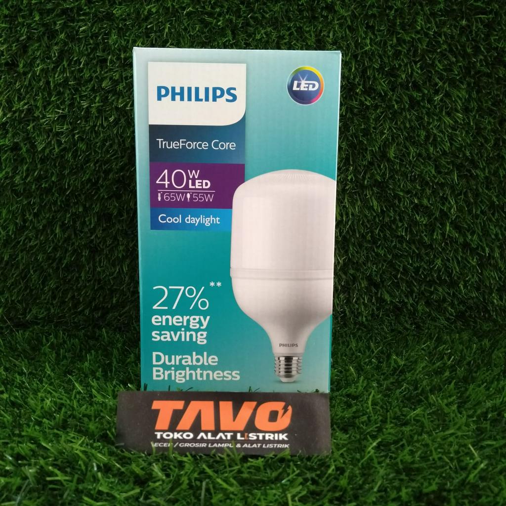 Jual PHILIPS LED TFORCE CORE 40W 40 Watt E27 PUTIH GROSIR GARANSI / Lampu LED 40W PHILIPS GEN3 ...