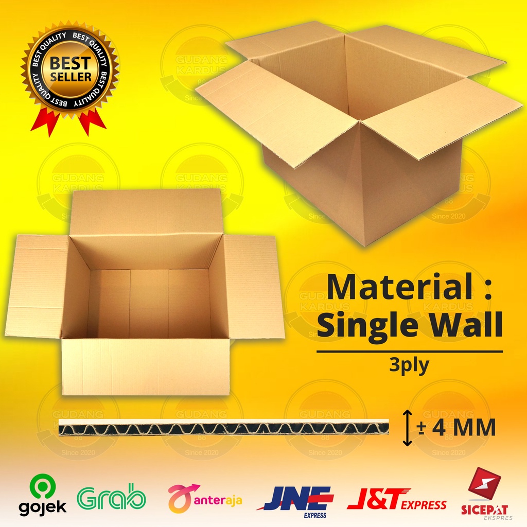 Jual Kardus Karton Box Besar 60x40x40 CM Dus Packing Packaging Pindahan ...