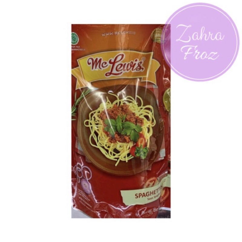 Jual MC LEWIS SPAGHETTI SAUCE 1 KG 310 GR | Shopee Indonesia