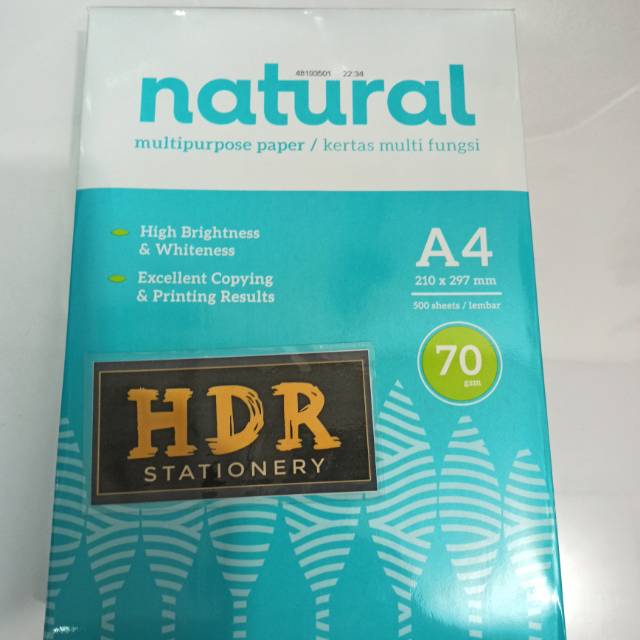 Jual Kertas HVS Natural A4 70gsm | Shopee Indonesia