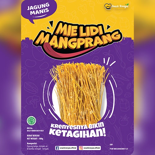 Jual Mie Lidi Rasa Jagung Manis | Shopee Indonesia
