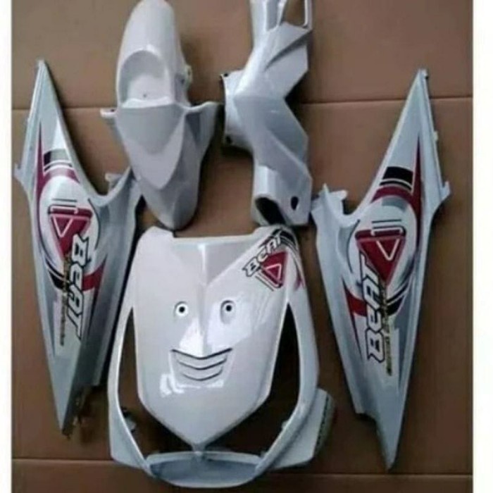 Jual FULLSET BODY HALUS BEAT KARBU WARNA PUTIH - Striping | Shopee ...