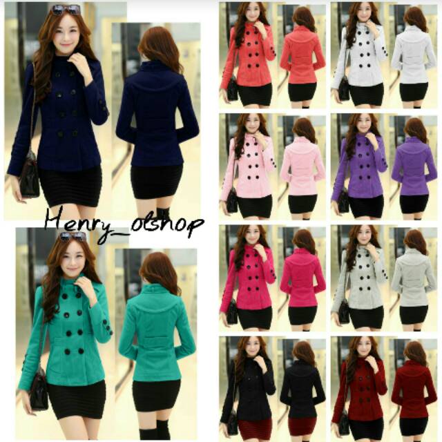 Jual JAKET WANITA FASHION MODEL PEREMPUAN MODERN PAKAIAN CEWEK JAPAN ...