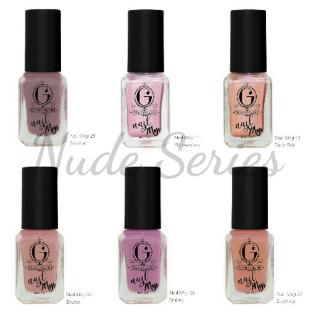 Jual MADAME GIE Nail Moji (Nude Series) | Shopee Indonesia