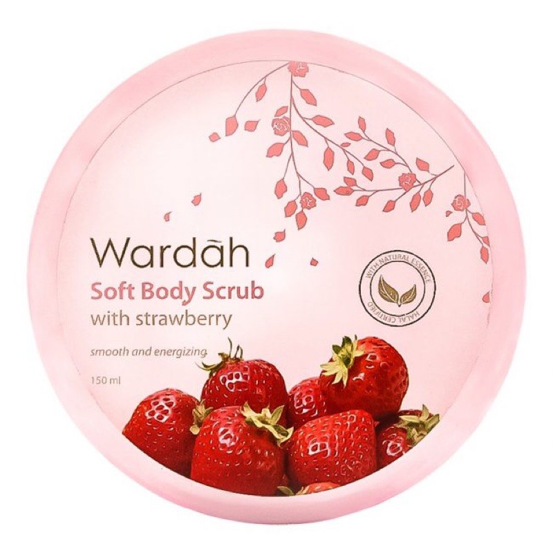 Jual WARDAH SOFT BODY SCRUB STRAWBERY 150ml | Shopee Indonesia