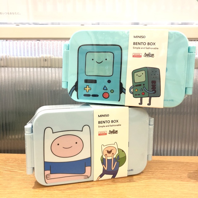 Jual BENTO BOX MINISO SERI ADVENTURE TIME FINN BMO | Shopee Indonesia
