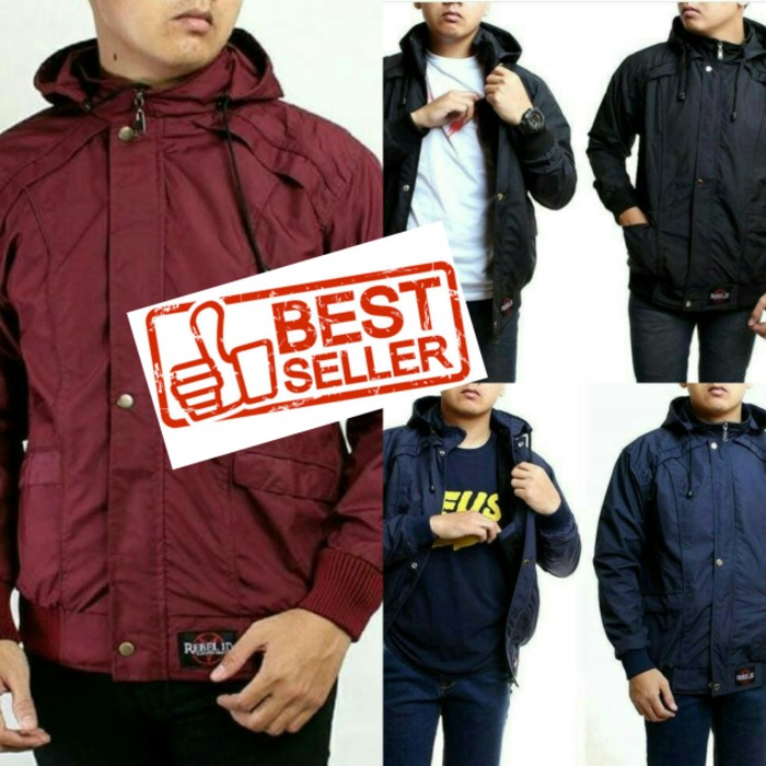 Jual JAKET PARKA BOMBER Jaket Pria Jacket Cowok Murah Terbaru Bomber ...
