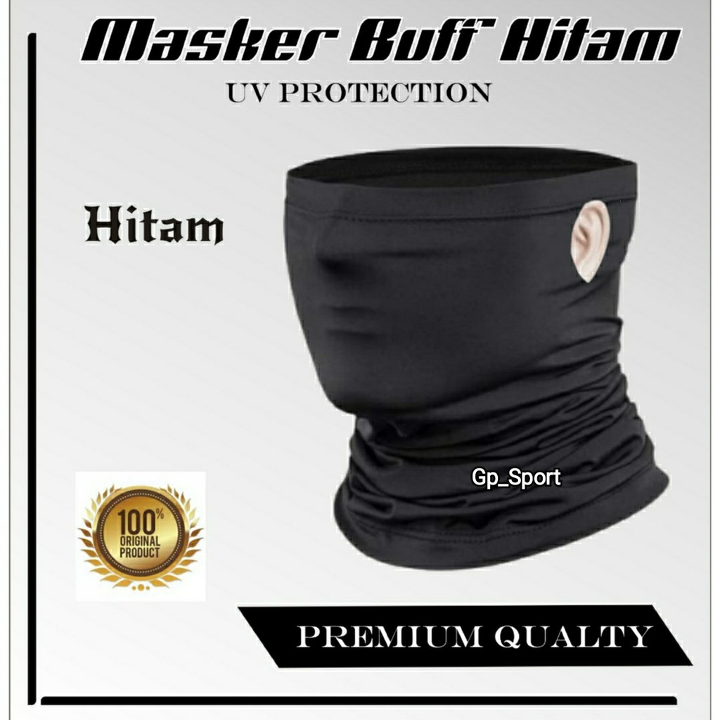 Jual masker buff pria polos / buff polos pria tebal / bandana buff ...