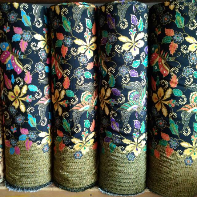 Jual Kain Katun Motif Batik Bunga | Shopee Indonesia