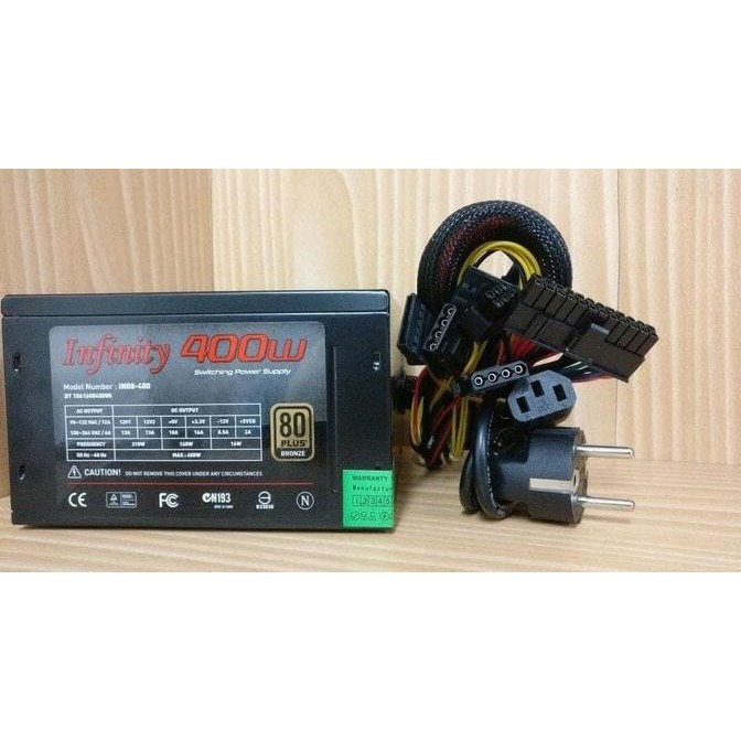 Jual Open Ds] Psu Power Supply Infinity 400 Watt 400W 80+ Bronze 400 W ...