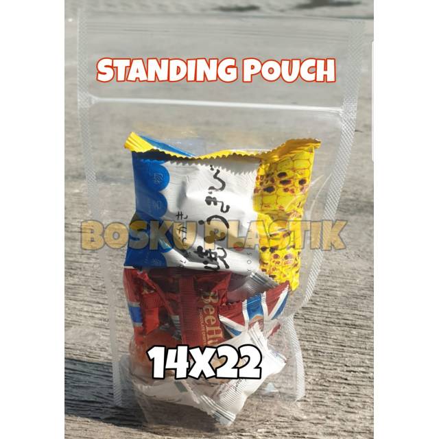 Jual STANDING POUCH 14X22 (ISI 50 LEMBAR) | Shopee Indonesia