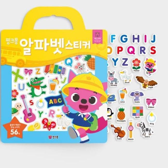 Jual Pinkfong Bag Sticker - Alphabet FDT | Shopee Indonesia
