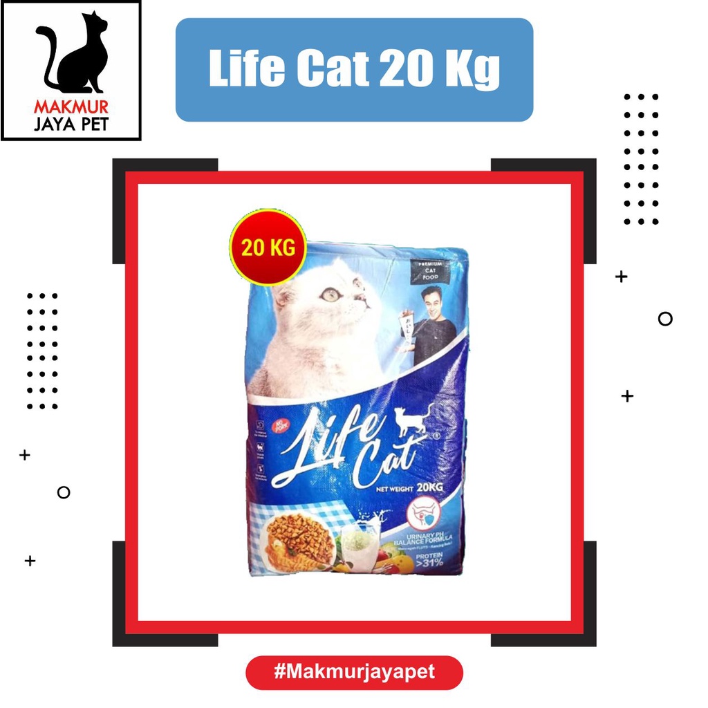 Jual Life Cat 20 kg Makanan Kucing / Makanan Kucing Life Cat 20 kg ...