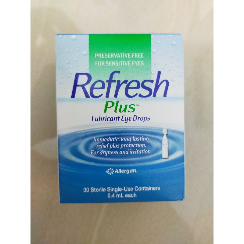 Jual Refresh Plus Lubricant Eye Drops ( 0.4ml X 30s ), Exp Dec 2024 ...