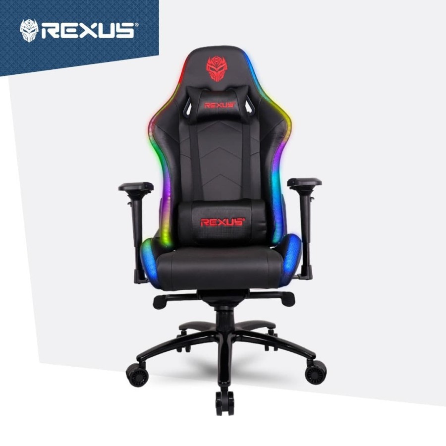 Jual Rexus Gaming Chair / Kursi Gaming RGC 103 RGB | Shopee Indonesia