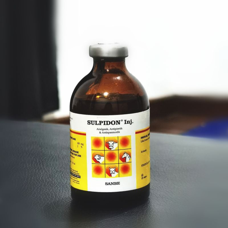 Jual Sulpidon Inj Sanbe 50 ML Obat Demam Analgesik Hewan | Shopee Indonesia