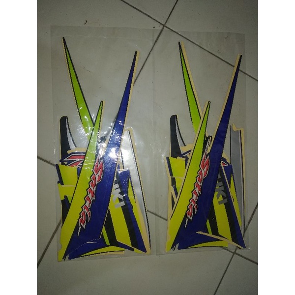 Jual STICKER MOTOR SATRIA HIU ( 2T) ORI. | Shopee Indonesia