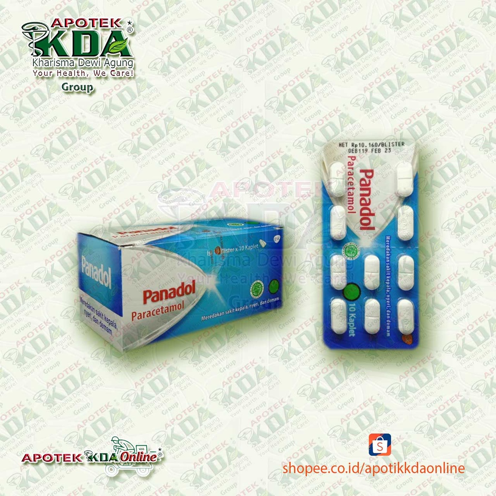 Jual PANADOL BIRU 1 BOX @10 STRIP | Shopee Indonesia