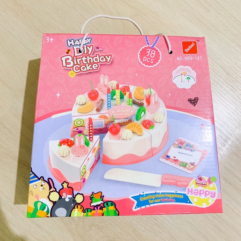 Jual DIY Birthday Cake Toys Mainan Kue Ulang Tahun 38 pieces | Shopee ...