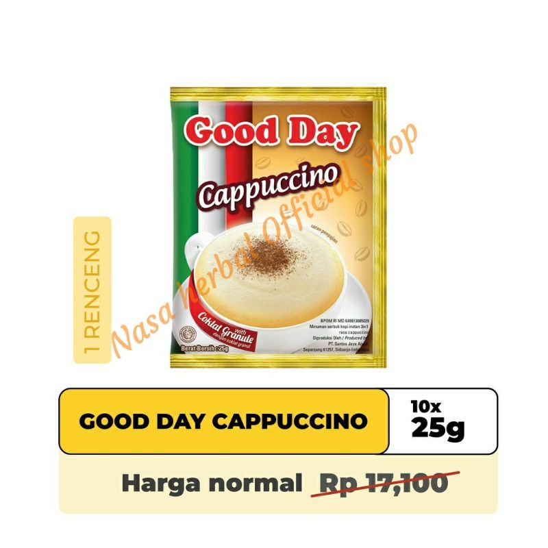 Jual gooday cappucino isi 10 sachet good day | Shopee Indonesia