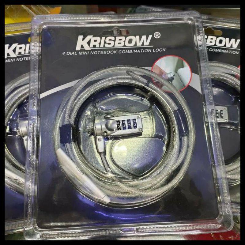 Jual KRISBOW GEMBOK LAPTOP 4 ANGKA S330 GEMBOK ACE HARDWARE | Shopee ...