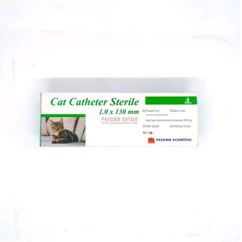 Jual Kateter Kucing Saja 1.0 x 130mm 10pcs -Cat Catheter- | Shopee ...