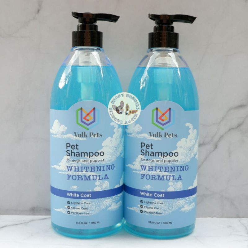 Jual Volk Pets Dog Shampoo Whitening/ Shampoo Anjing Putih 1L | Shopee ...