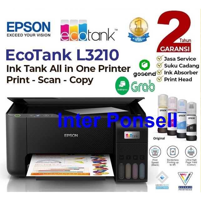 Jual Epson Printer L3110 Print Scan Copy - Epson Ink Tank | Shopee ...