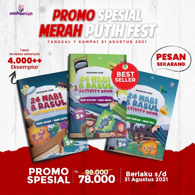 Jual 25 Nabi dan Rasul Activity Book (NRAB) | Shopee Indonesia