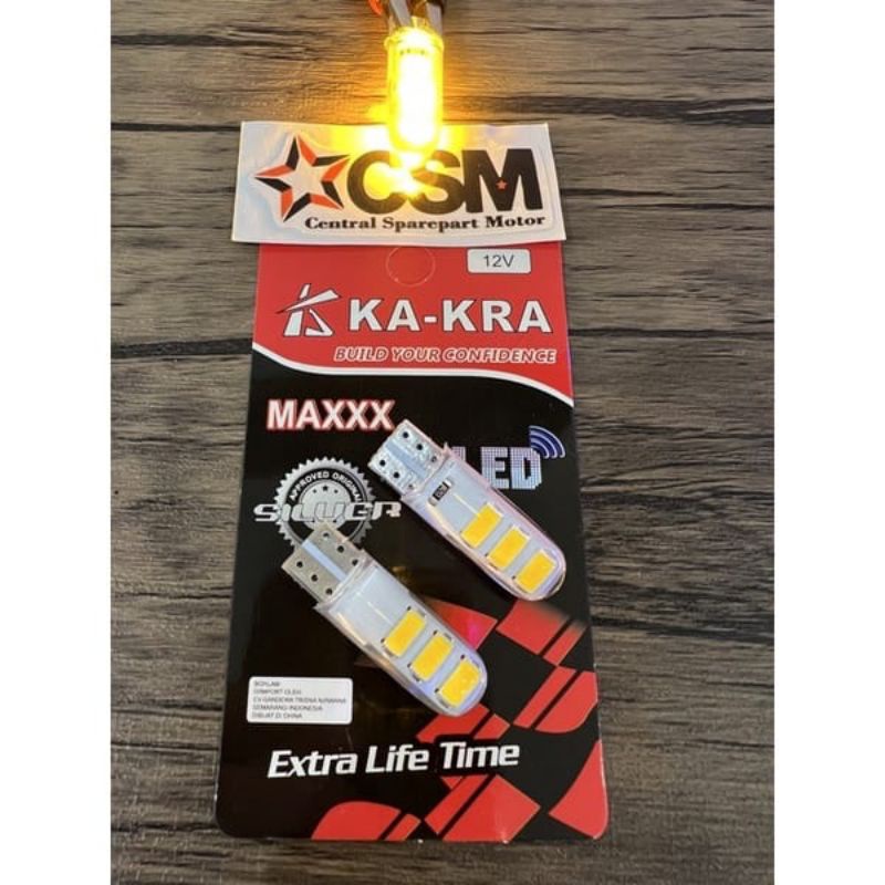 Jual LAMPU LED SIGN SEIN KABIN LAMPU KOTA T10 GEL JELLY SILICA HIGH ...