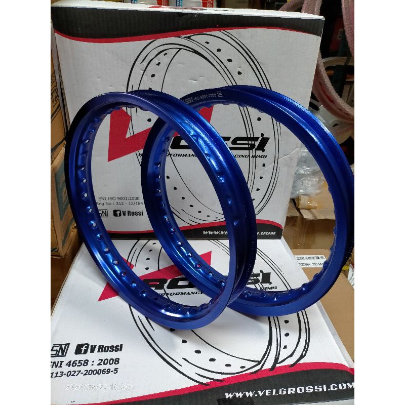 Jual velg Rossi iso ring 14 uk 140/160 warna biru | Shopee Indonesia
