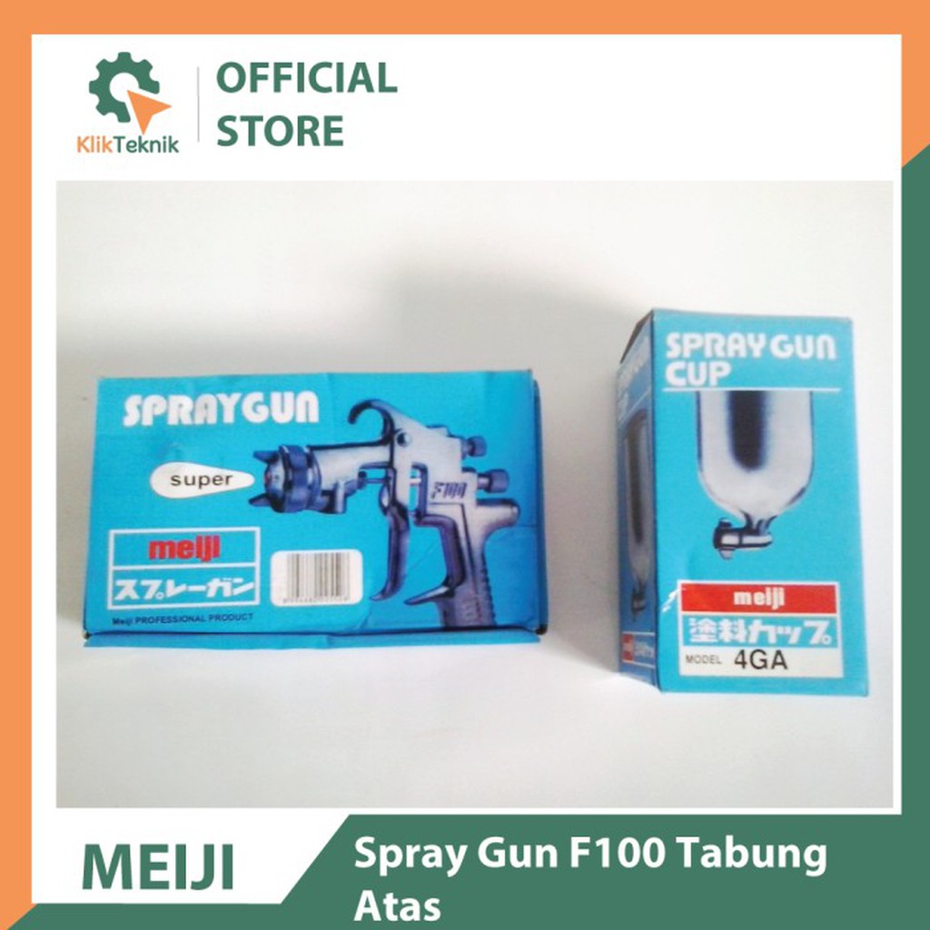 Jual Spray Gun Meiji F100 (Tabung Atas) | Shopee Indonesia