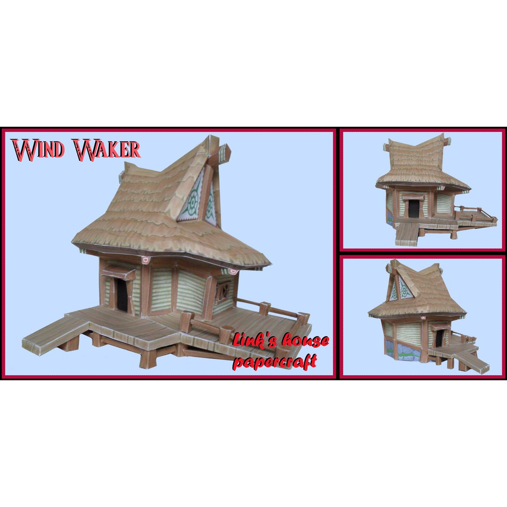 Jual DIY PaperCraft Diorama Rumah Kayu Links House | Shopee Indonesia