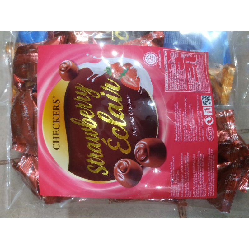 Jual HALAL BPOM RI ML Fine Milk Chocolate Checkers Mocha Eclair ...