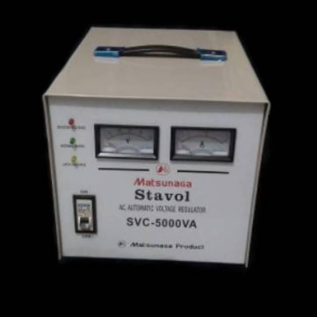 Jual STABILIZER STAVOL MATSUNAGA 5000 WATT / 5000W | Shopee Indonesia