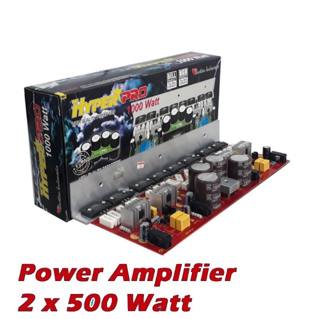 Jual Kit PA. Blazer 2x500W Hyper Pro Power Amplifier 1000W | Shopee ...