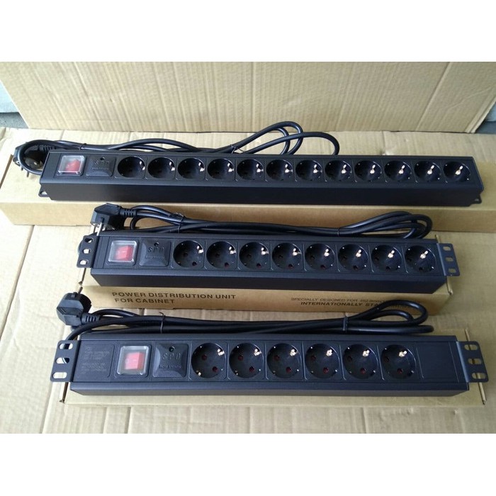 Jual PDU Horizontal 6/8 outlet rack 16A / Power Distribution Unit | Shopee Indonesia