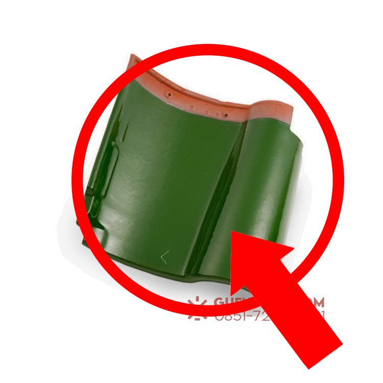 Jual Genteng Keramik Kanmuri Utama Badan Tipe Espanica Warna Green ...