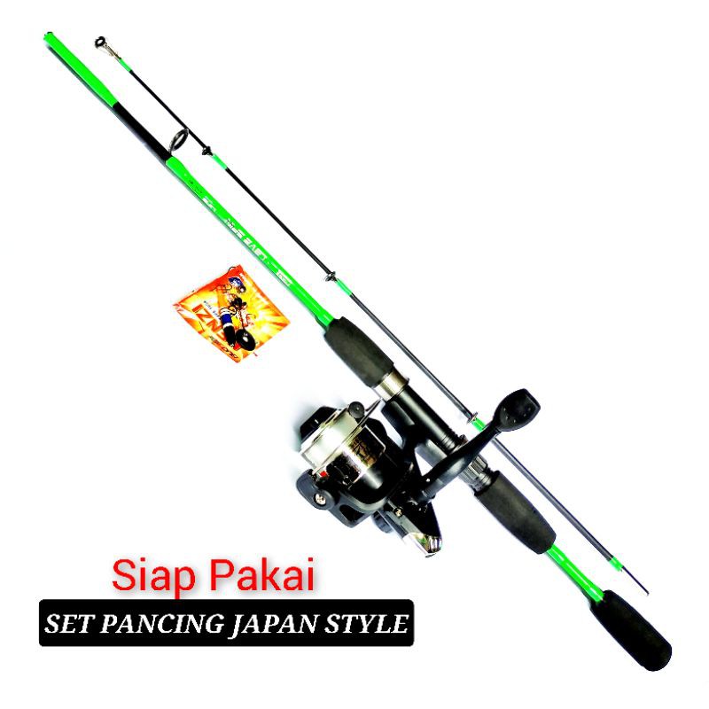 Jual SET PANCING JORAN FIBER JAPAN STYLE 120 & REEL TIPE 200 + BONUS ...