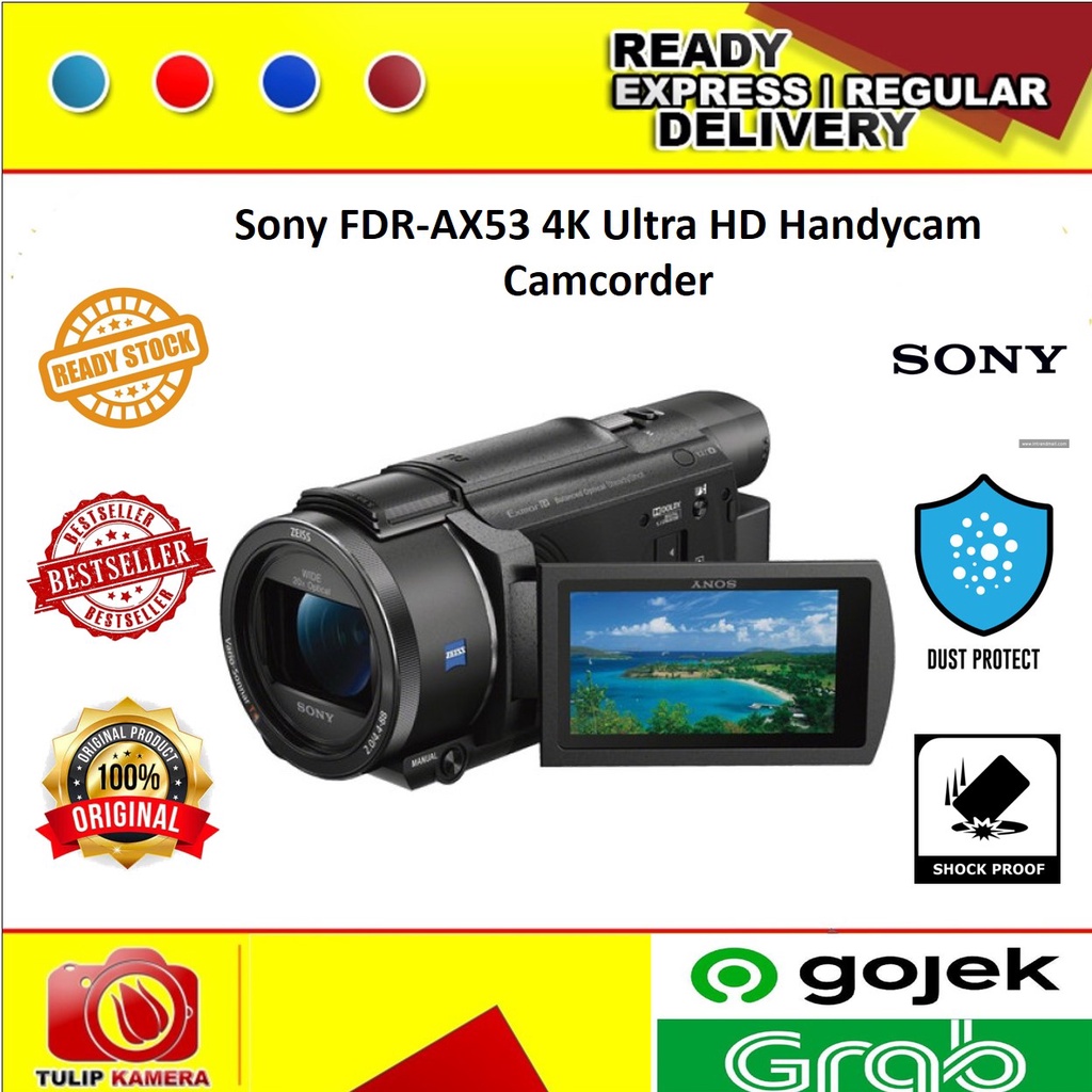 Jual Sony FDR-AX53 4K Ultra HD Handycam Camcorder | Shopee Indonesia
