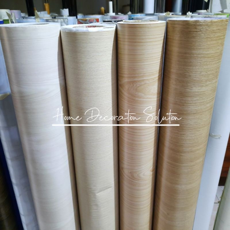Jual WALL STICKER STIKER MOTIF KAYU UNTUK DINDING LANTAI LEMARI MEJA ...
