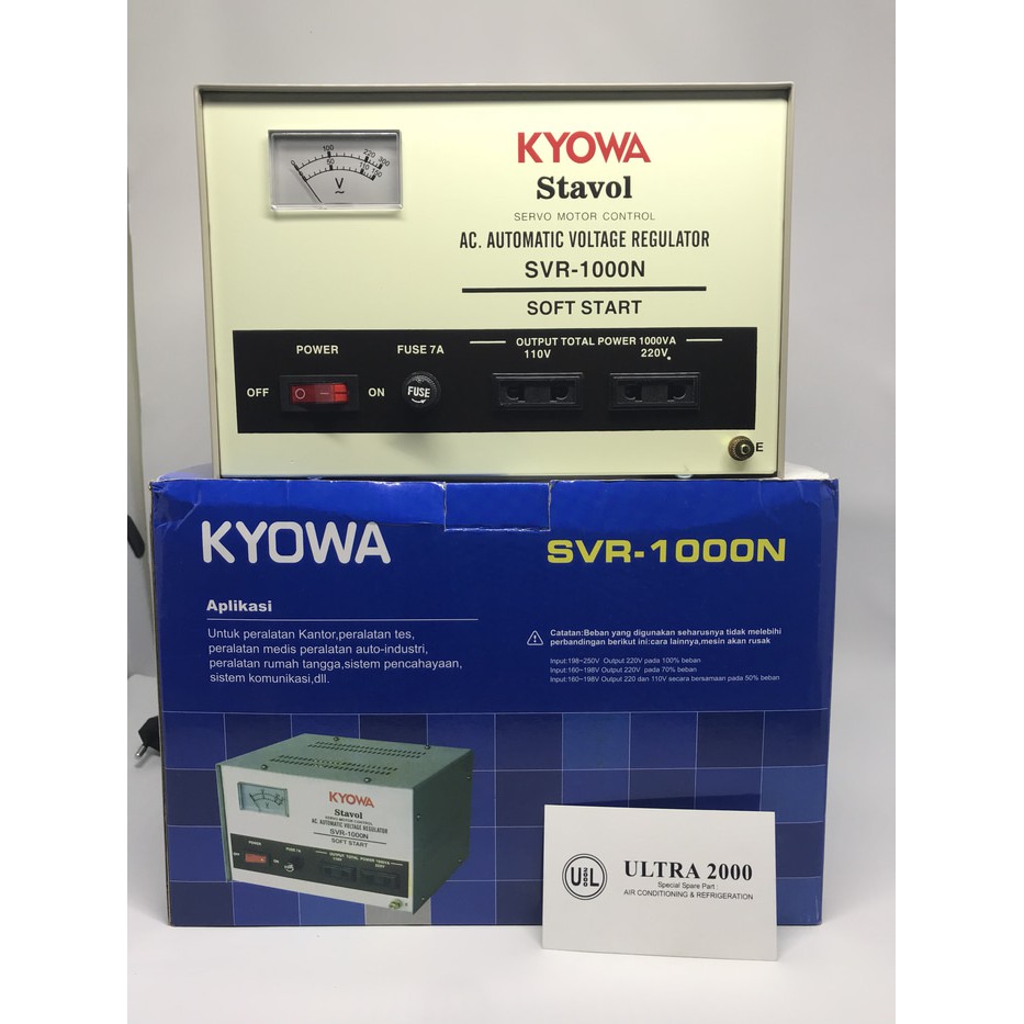 Jual Stabilizer STAVOL 1000 Watt KYOWA / Stabilizer Otomatis 1000Watt ...