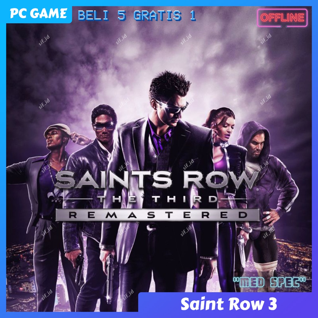 Jual Saints Row The Third Remastered - Saint Row 3 - PC Game | Shopee ...