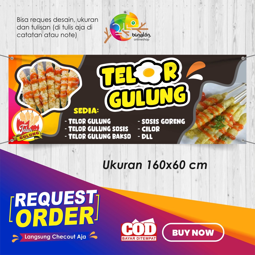 Jual Spanduk Banner Telor Gulung, Murah Berkualitas | Shopee Indonesia