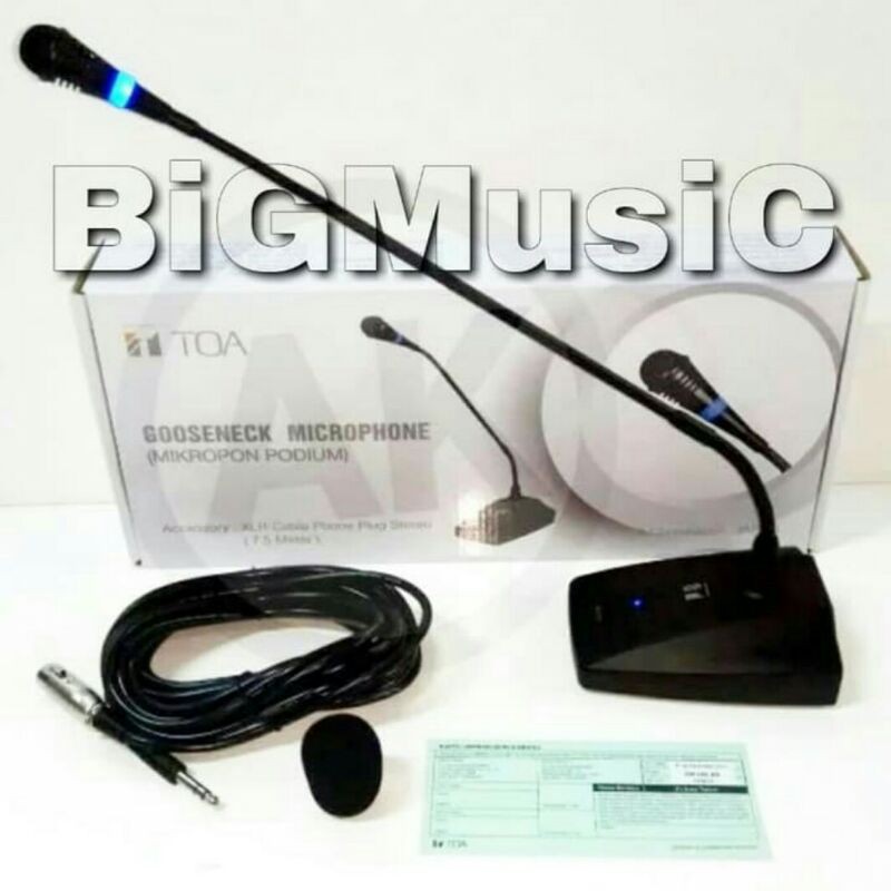 Jual Microphone Meja Podium Gooseneck TOA ZM 380 AS ORIGINAL | Shopee ...
