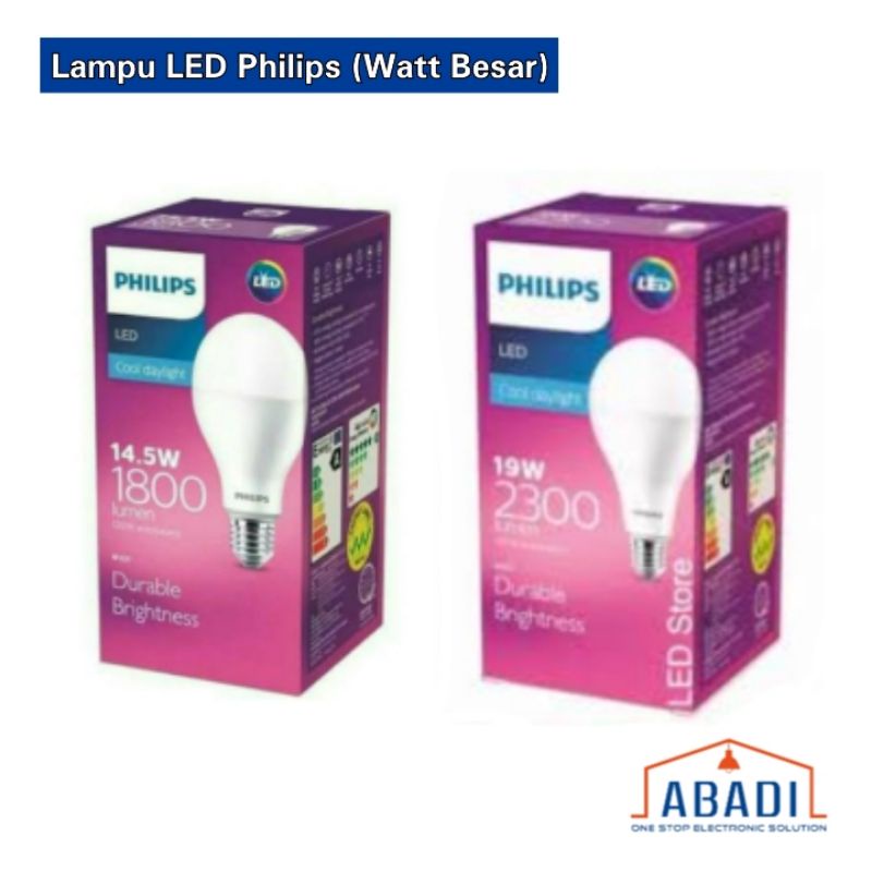 Jual Philips Lampu LED 19 Watt | Bohlam LED 30 Watt | Lampu Philips ...